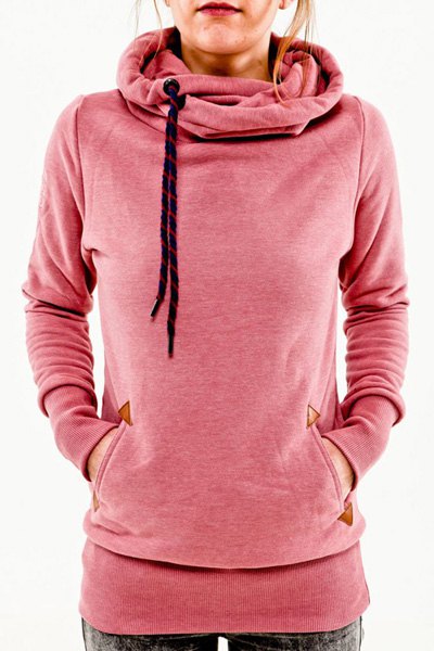 Stylish Hooded Long Sleeve Pocket Design Casual Hoodie Sweater on Luulla